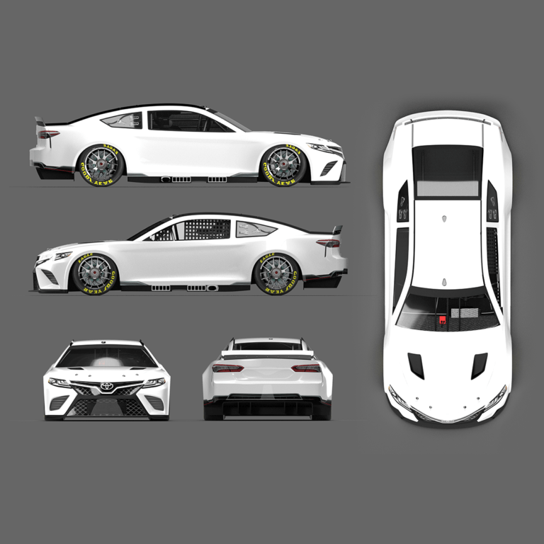 NASCAR Gen 4 Chevrolet Montecarlo Livery Template - Motorsport Graphics