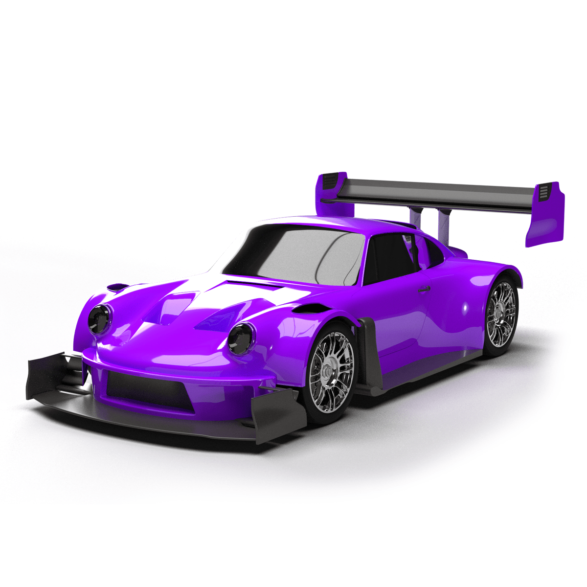 Hoonipigasus 3D livery template model - Motorsport Graphics