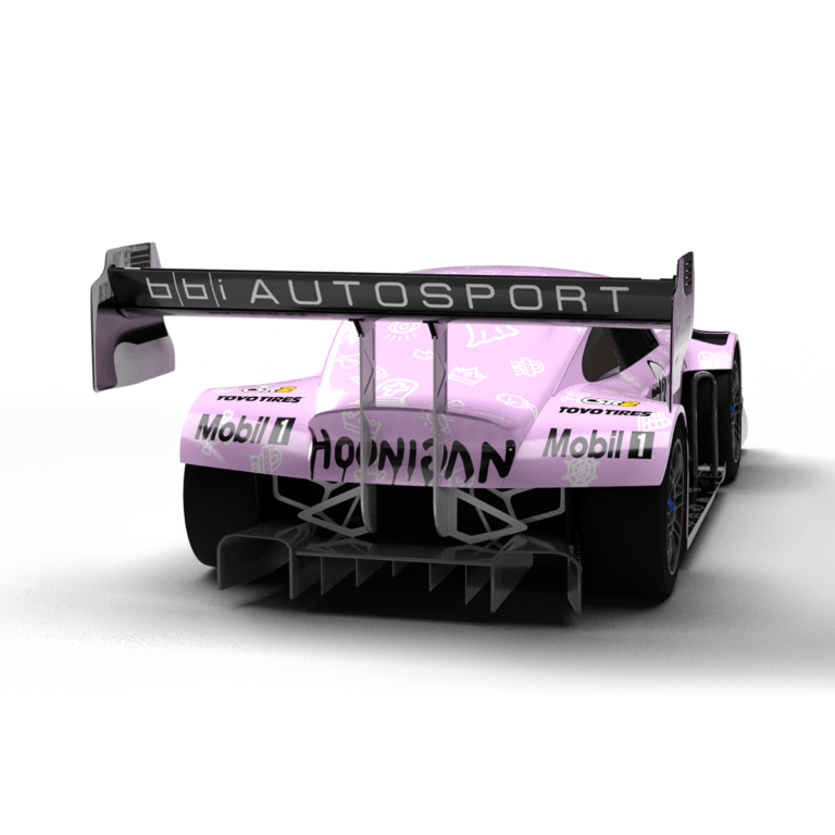 Hoonipigasus 3D livery template model - Motorsport Graphics