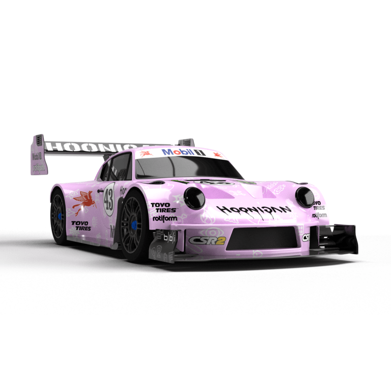 Hoonipigasus 3D livery template model - Motorsport Graphics