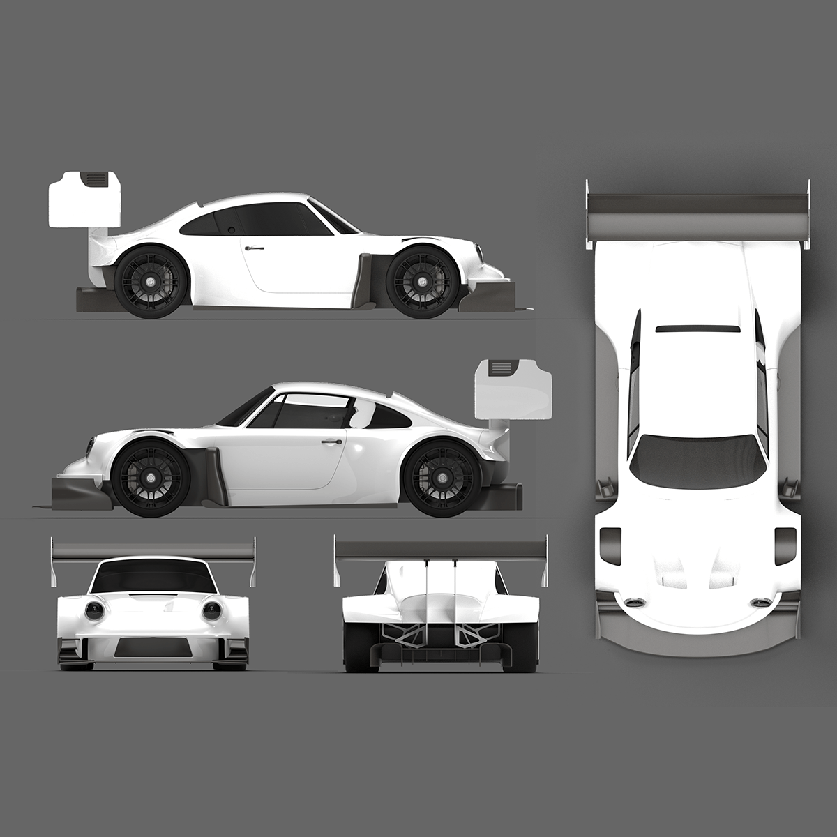 Hoonipigasus Livery Template - Motorsport Graphics
