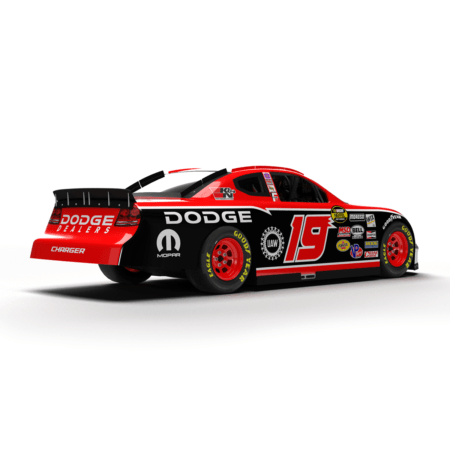 NASCAR Gen 4 Dodge Charger 3D Livery Template Model - Motorsport Graphics