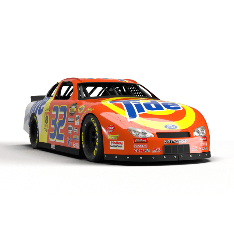 NASCAR Gen 4 Ford Taurus 3D Livery Template Model - Motorsport Graphics