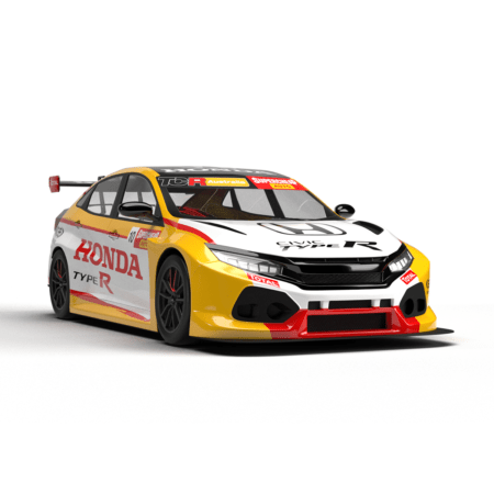 TCR Honda Civic FK7/8 3D livery template model - Motorsport Graphics