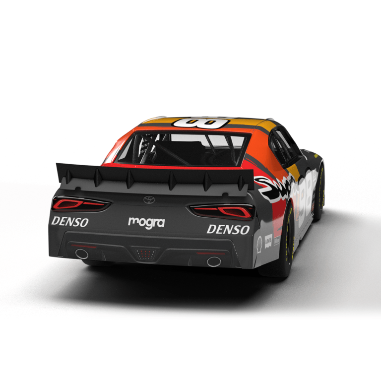 NASCAR Xfinity Toyota Supra 3D livery template model - Motorsport Graphics