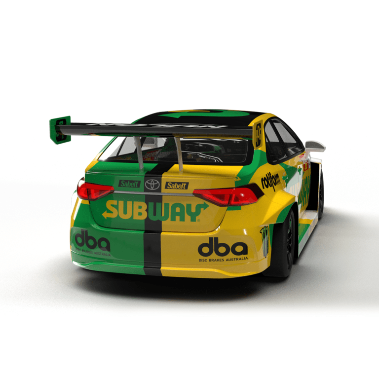 TCR Toyota Corolla GR Sport 3D livery template model - Motorsport Graphics